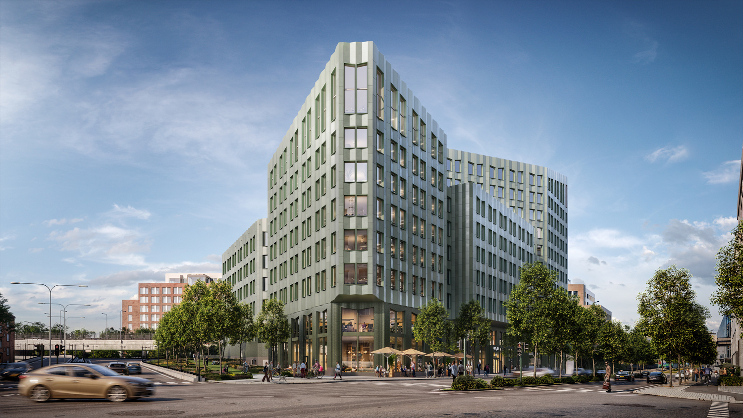 Skanska flyttar huvudkontoret till det nya gröna kontorshuset Olivin